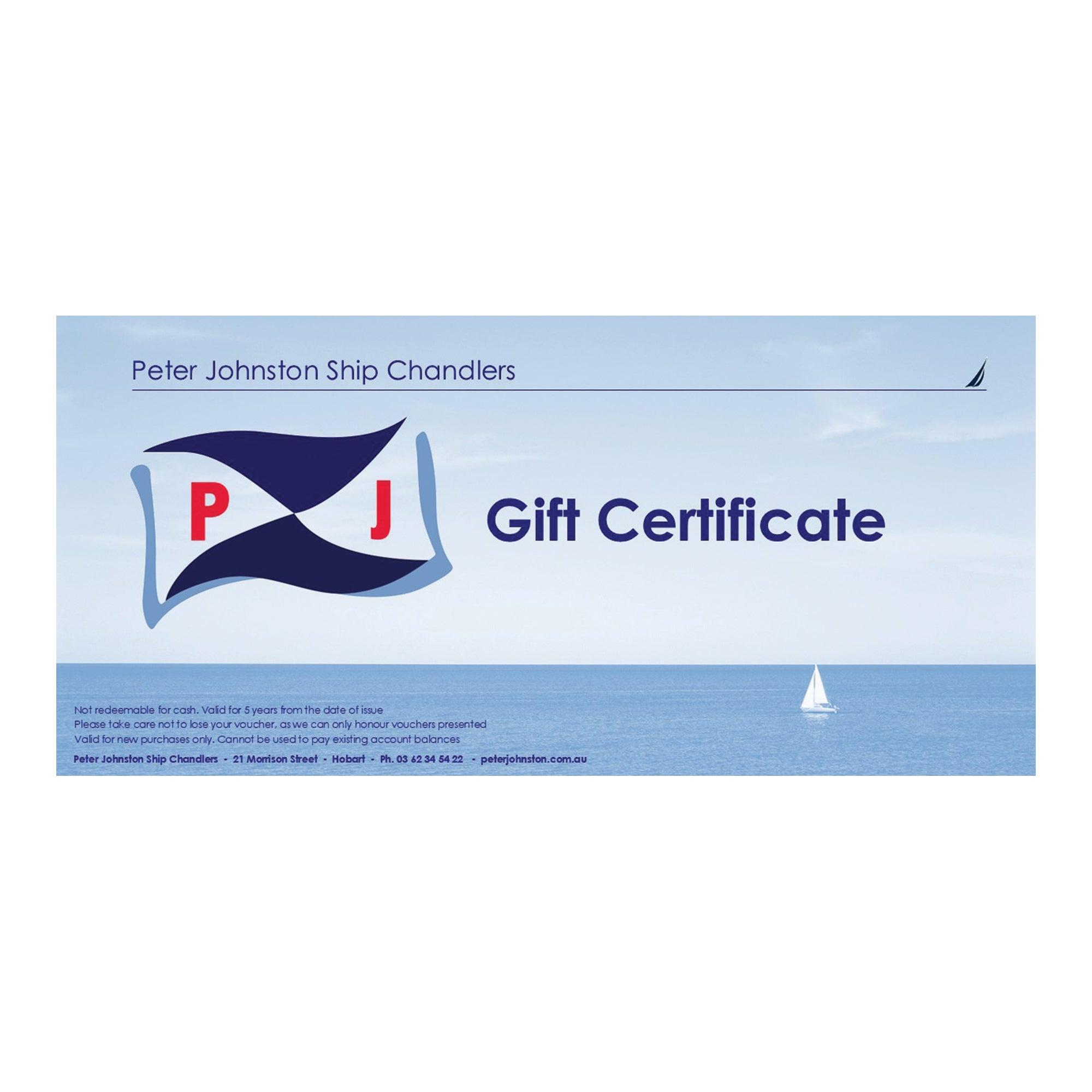$200 Gift Voucher – Peter Johnston Ship Chandlers